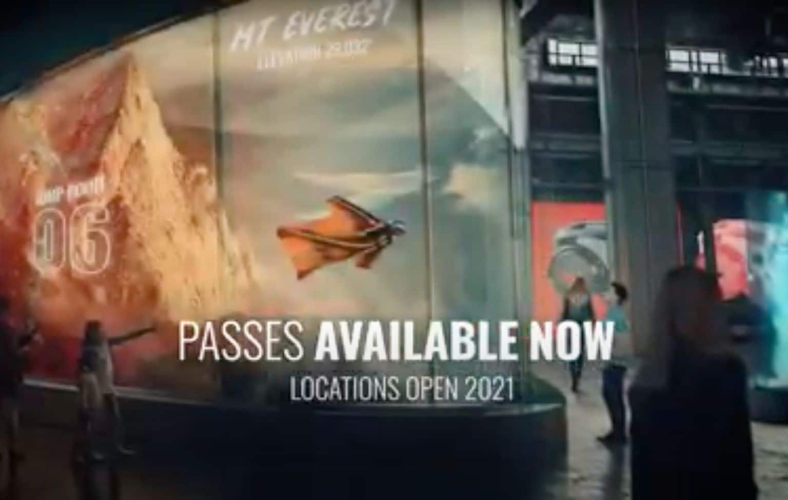 ‘Hyper-Reality’ JUMP Indoor Wingsuit Experience Comes to American Mall ...